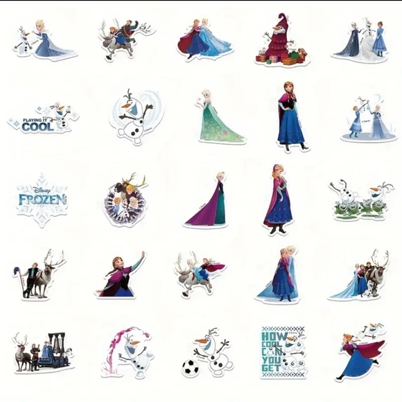Disney | Design | 5pc Disney Frozen Stickers | Poshmark